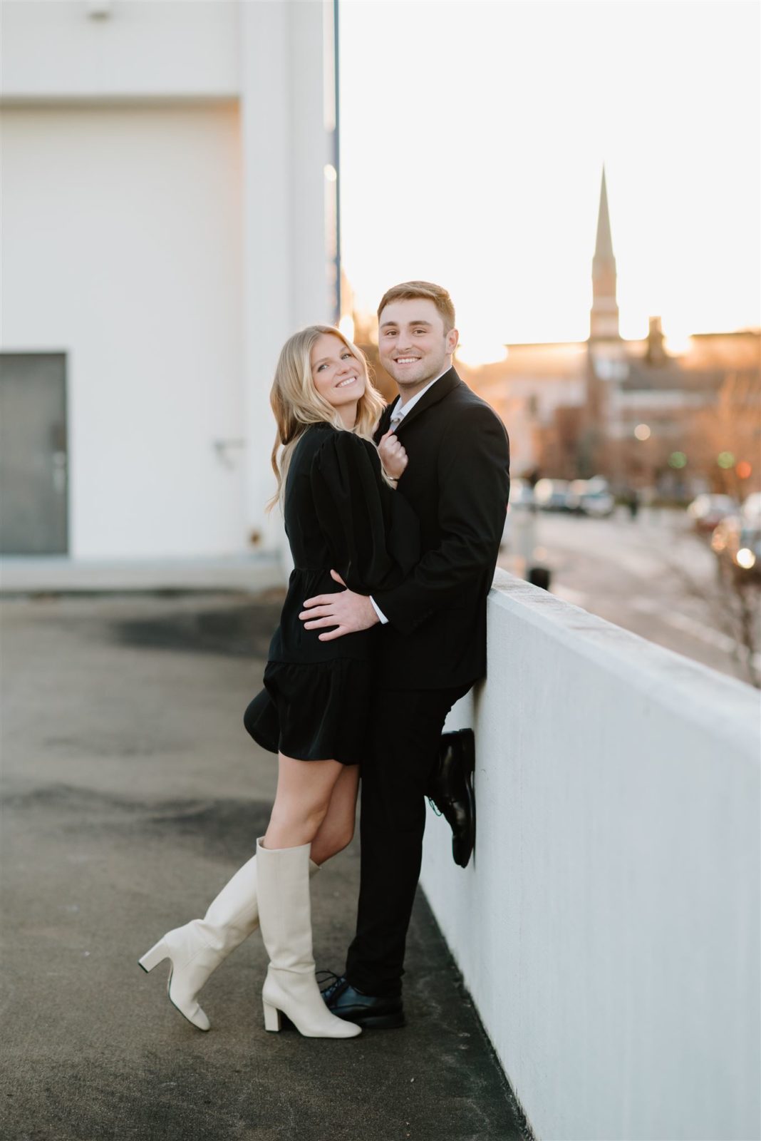 Classic and Modern Engagement Session in Downtown Bowling Green ...