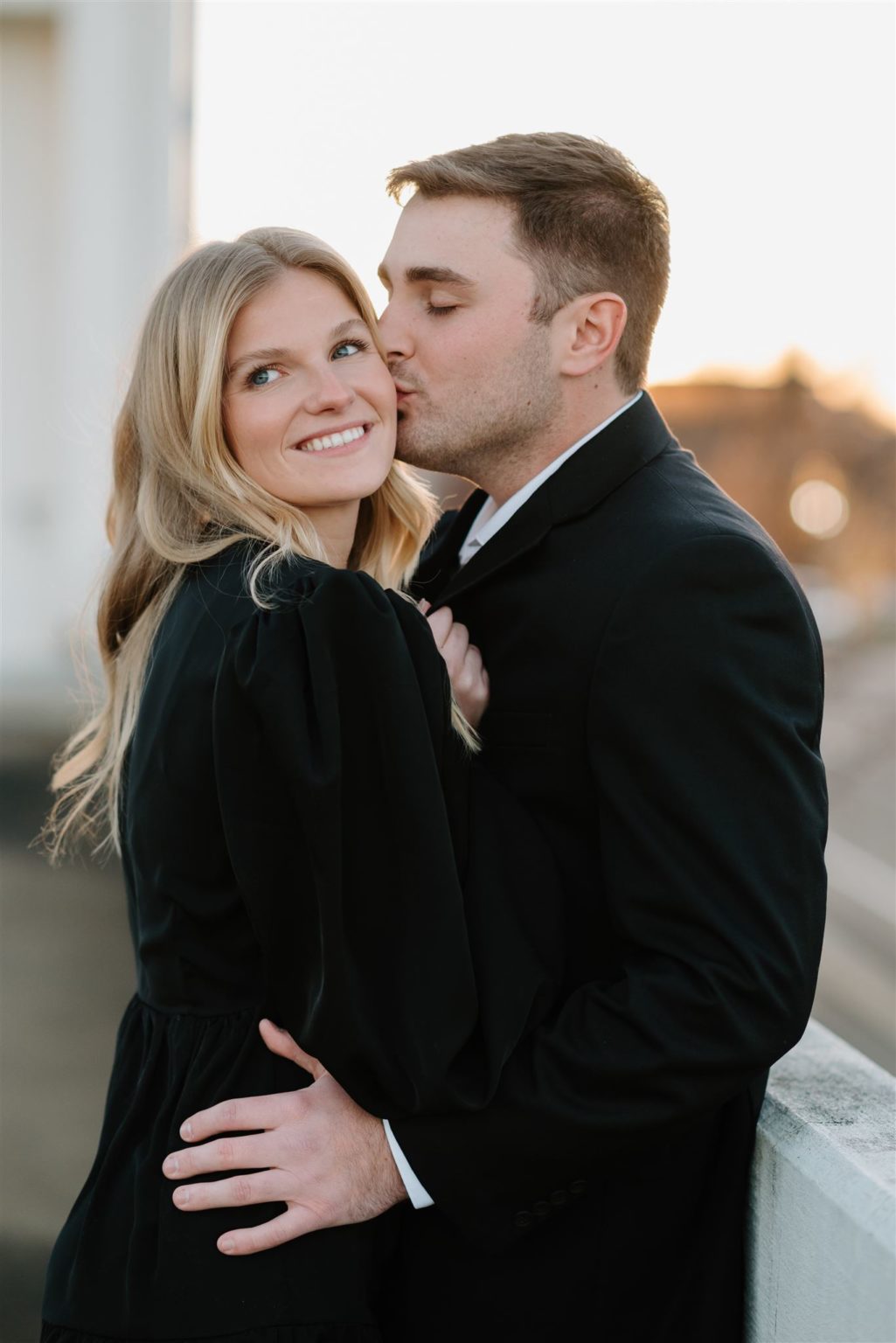Classic and Modern Engagement Session in Downtown Bowling Green ...