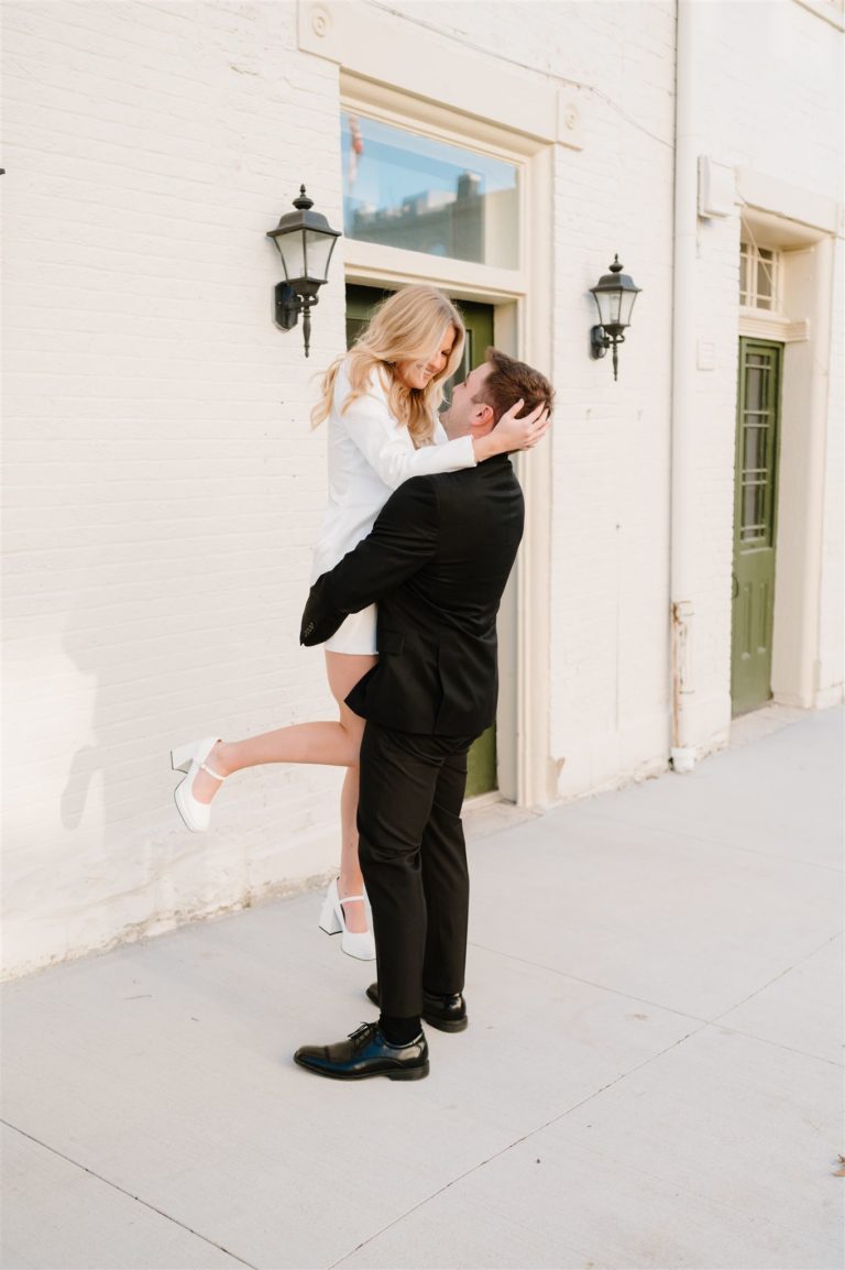 Classic and Modern Engagement Session in Downtown Bowling Green ...